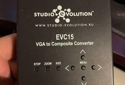 Конвертер EVC15 сигнала VGA в Composite