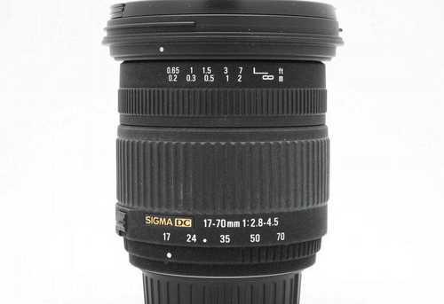 Sigma 17-70mm f/2.8-4.5 DC (Nikon F/AF)