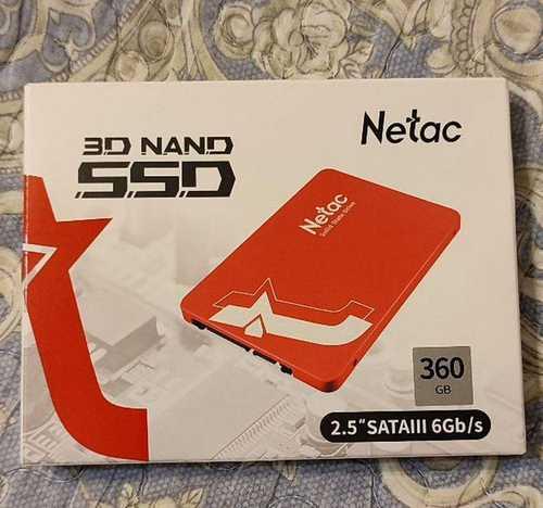 Жесткий диск ssd netac 2.5, 360 гб