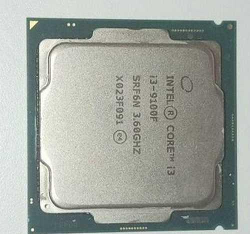 Процессор Intel core i3 9100f