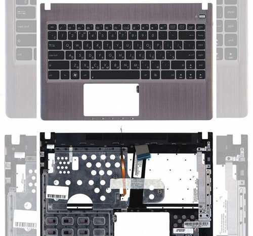 Топкейс Asus U47A U47 серый