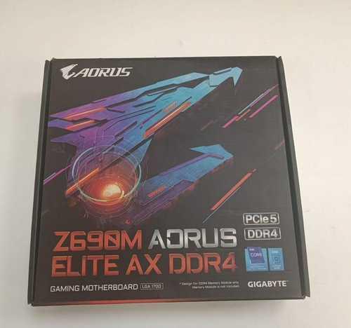 Плата S1700 Gigabyte Z690M Aorus Elite AX DDR4 нов