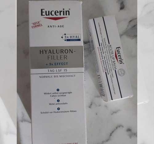 Eucerin Hyaluron-Filler SPF15 + acute balm