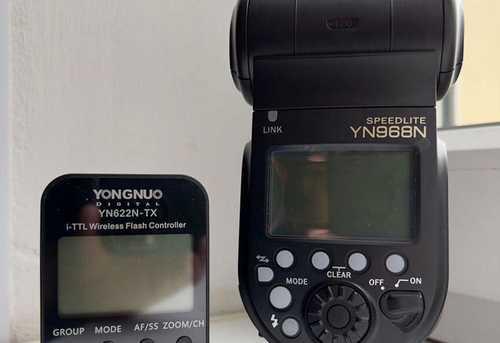 Вспышка Yongnuo YN968N + контроллер YN622N-TX