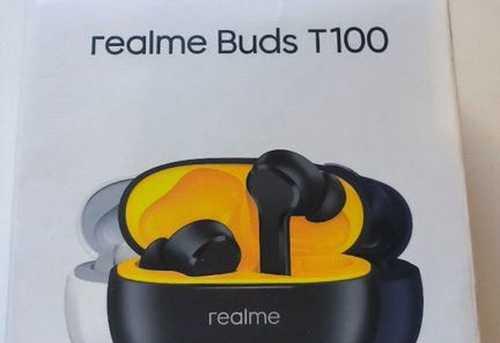 Наушники Realme Buds T100 кейс и наушник
