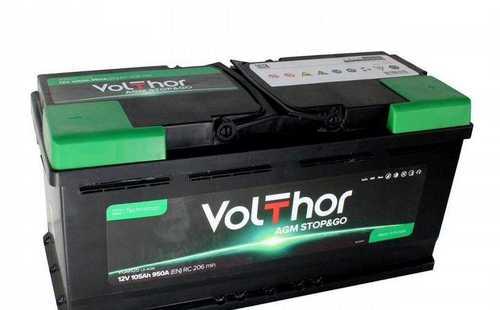 Аккумулятор Volthor AGM Stop Go 105