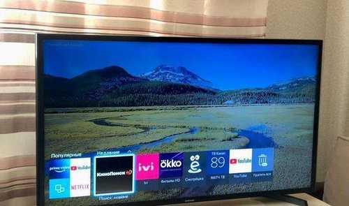 Samsung 40", Smart TV, Wi-Fi, коробка