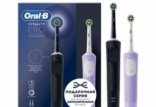 Набор новых зубных щёток oral b, в наборе 2 шт