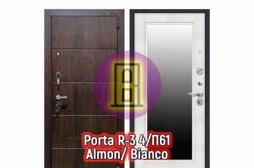 Дверь с зеркалом Porta R-3 4П61 Almon / Bianco