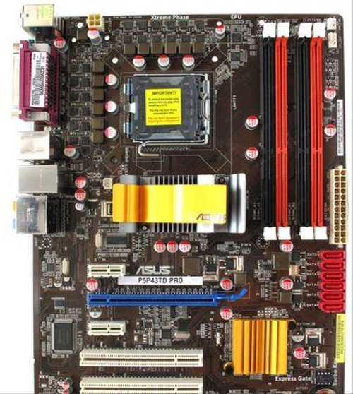 Asus P5P43TD Pro LGA775 P43 ATX 4DDR3