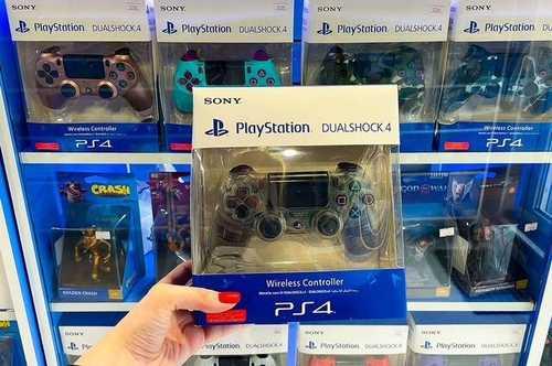 Геймпад dualshock 4 прозрачный ps4 (новый)