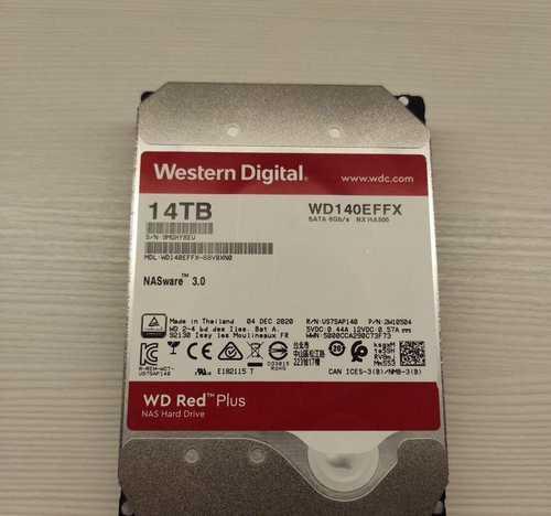 Жесткий диск WD Red Plus 14 тб