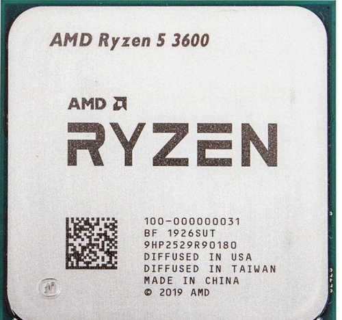 Процессор AMD 5 Ryzen 3600