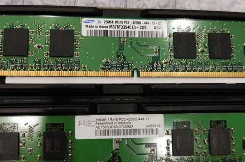 Оперативная память ddr2 256Мб PC2-4200U-444