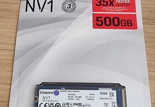Новый SSD Kingston NV1 snvs/500Gd