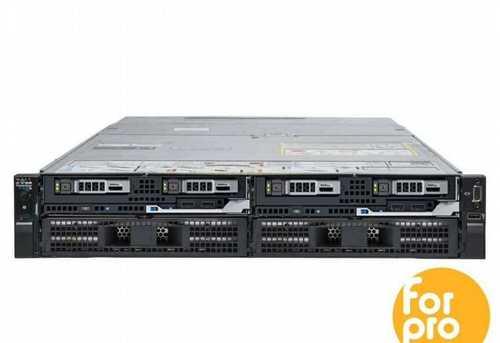 Сервер dell FX2S 2xFC630 4xE5-2660v3 160GB, H730