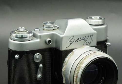 Плёночный фотоаппарат Зенит 3м и гелиос 4