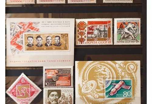 1969 полный годовой набор почтовых марок СССР