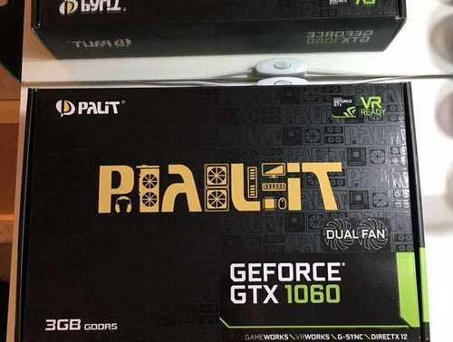 Видеокарта GeForce GTX 1060 3gb palit