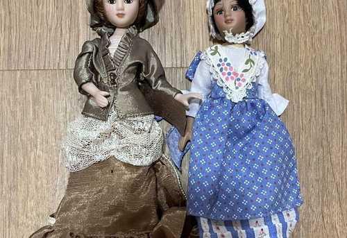 Две коллекционных фарфоровых куклы