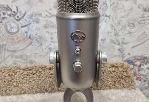 Микрофон Blue Yeti USB, серый