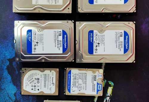 Жесткий диск HDD 250\500GB 1\2TB