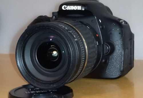Canon 600D + объектив Tamron 17-50 f2.8