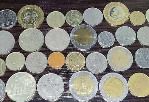 Иностранные монеты 50 шт