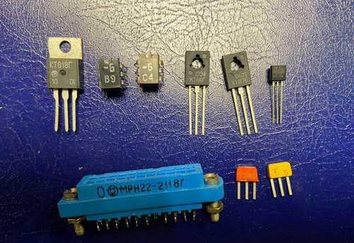 Транзисторы, чип-резисторы smd