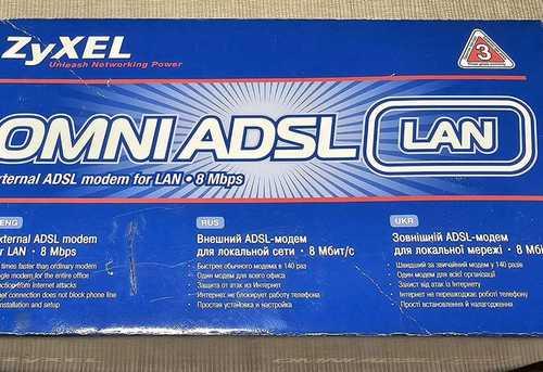 Модем Zyxel omni adsl LAN EE