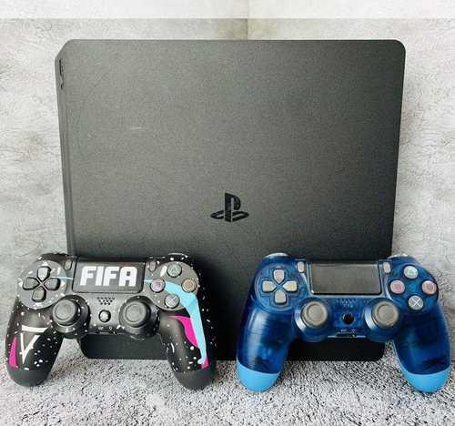 Sony Playstation 4 Slim 500GB CUH-2108A, 750 игр