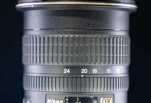 Объектив Nikon nikkor AF-S DX 12-24mm f/4.0 G IF-E