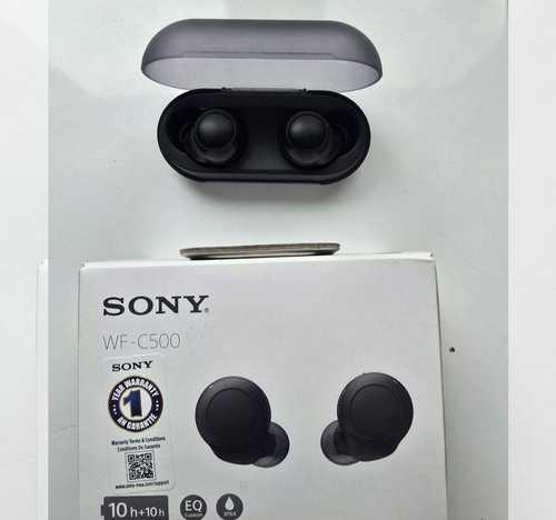 Беспроводные наушники sony wf-с500