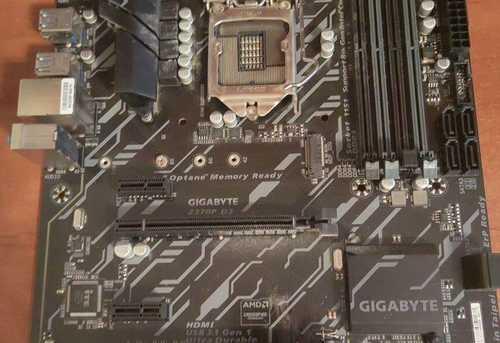 Материнская плата gigabyte z370p d3