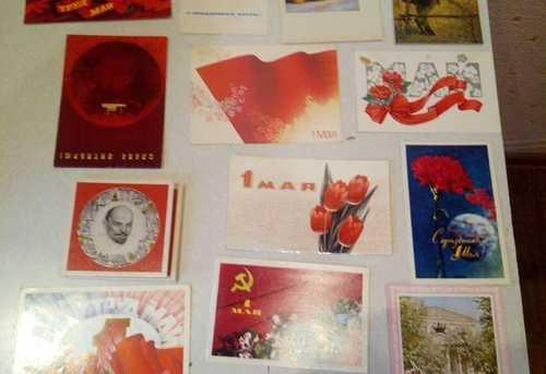 Открытки, почтовые карточки СССР чистые