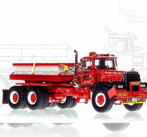 1/50 HHR тягач Mack RD800 DeBerardinis не WSI