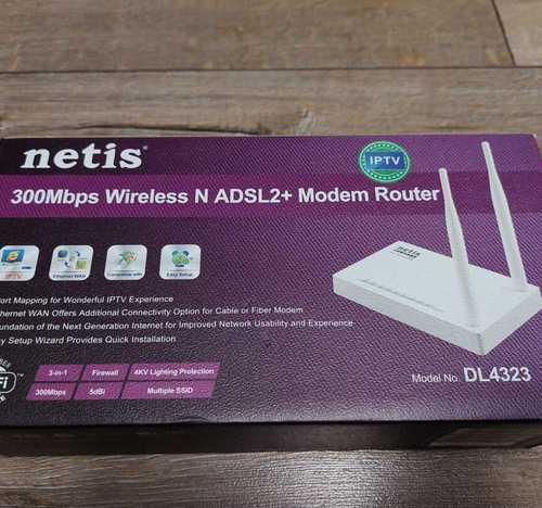 Wifi роутер adsl netis