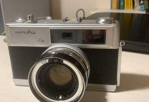Minolta 7s Пленочный фотоаппарат