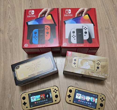 Новые Nintendo switch прошитые Oled Lite 256