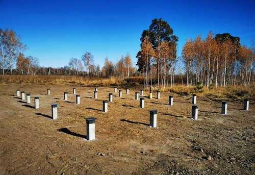 Фундамент на жб сваях под ключ / Жб сваи