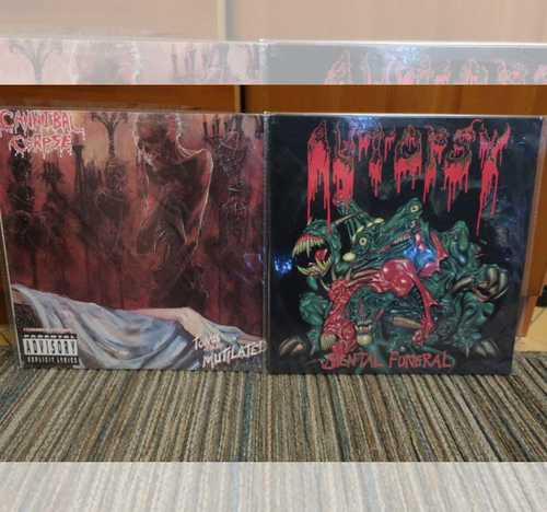 Винилы Cannibal Corpse, Autopsy, Kruger и др