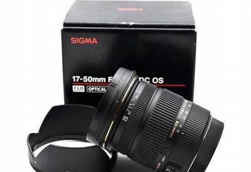 Объектив Sigma AF 17-50mm f/2.8 EX DC OS HSM Canon