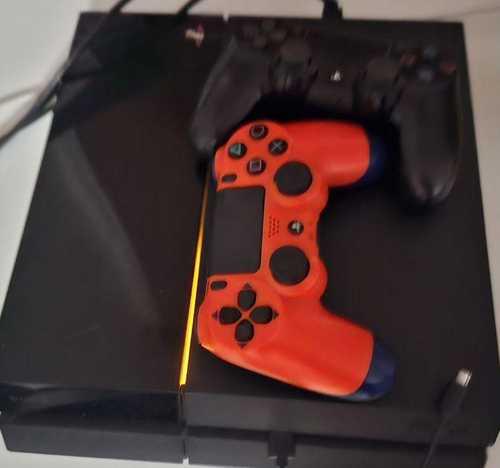 Sony PlayStation 4 FAT, 500 гб, 2 геймпада