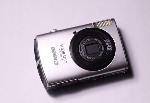 Компактный фотоаппарат Canon Ixus 860 на запчасти