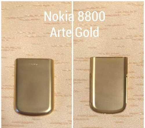 Nokia 8800 arte gold крышка акб