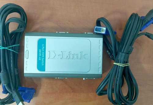 D-Link dkvm-4U 4-портовый KVM-переключатель