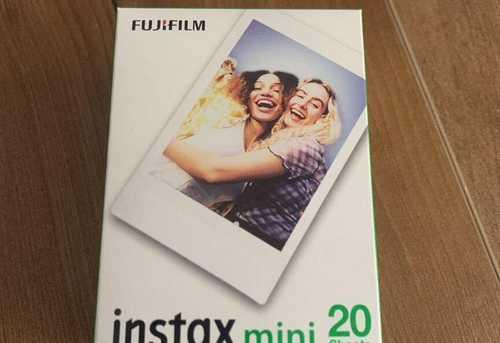 Картридж фотопленка instax mini fujifilm