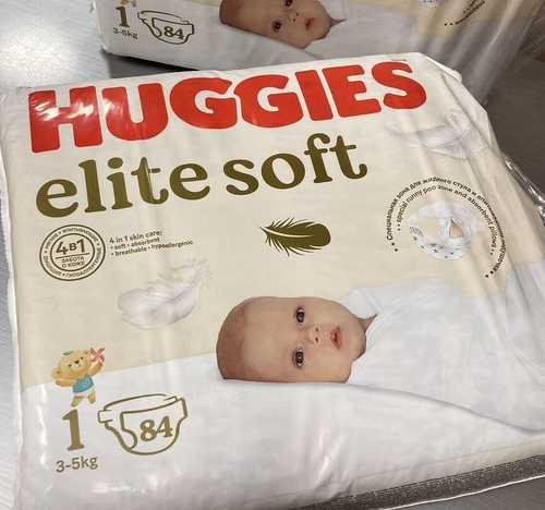 Подгузники huggies elite soft 1