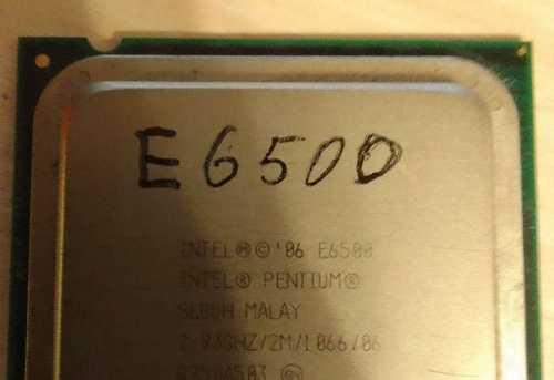 Процессор intel pentium dual core E6500 2.93Ghz