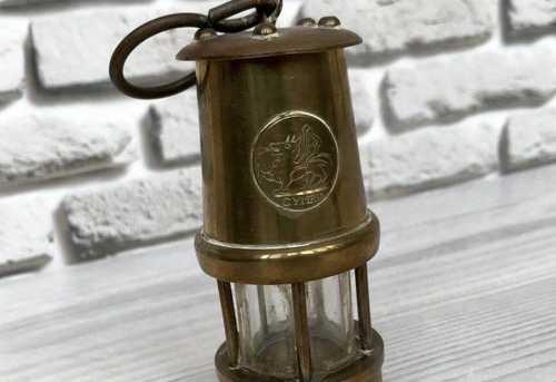 Сувенирный старинный шахтерский фонарь из Уэльса